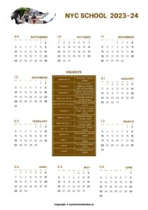 NYC School Calendar 2024-25 With Holidays [NYC DOE Calendar]